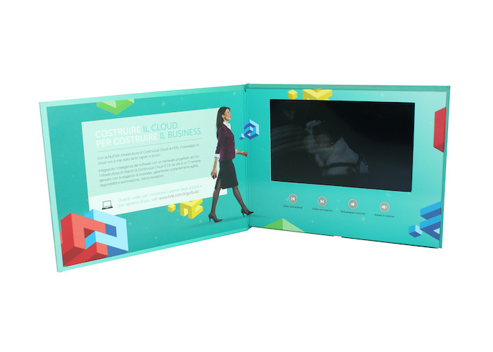 Advertising Elegant Video Invitation Card With USB port , Customized size